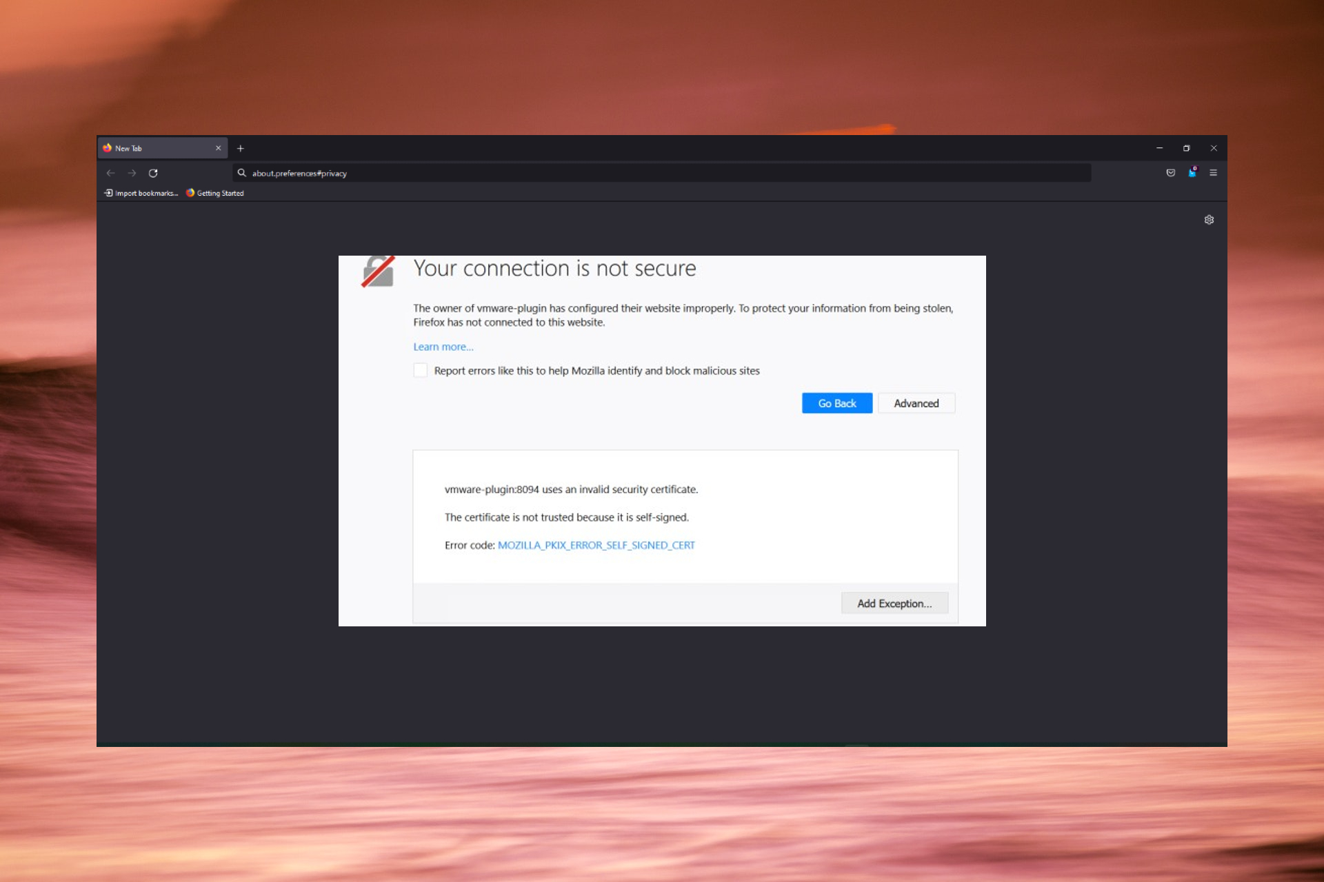 Fix VMware Enhanced Authentication Plugin Not Working Chrome Firefox